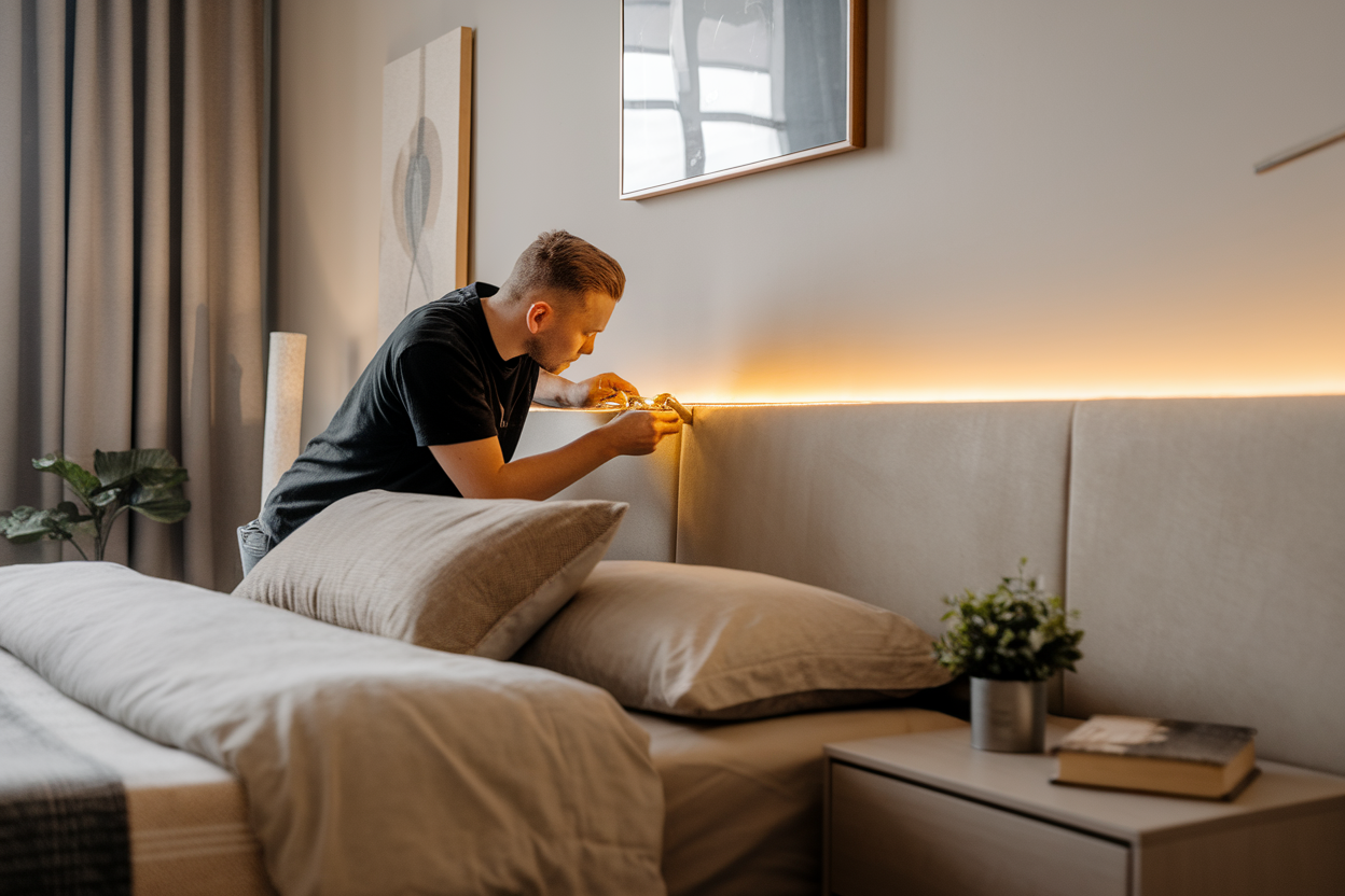 LED osvětlení postele: Pohodlí pro vaše usínání - ELMET Light